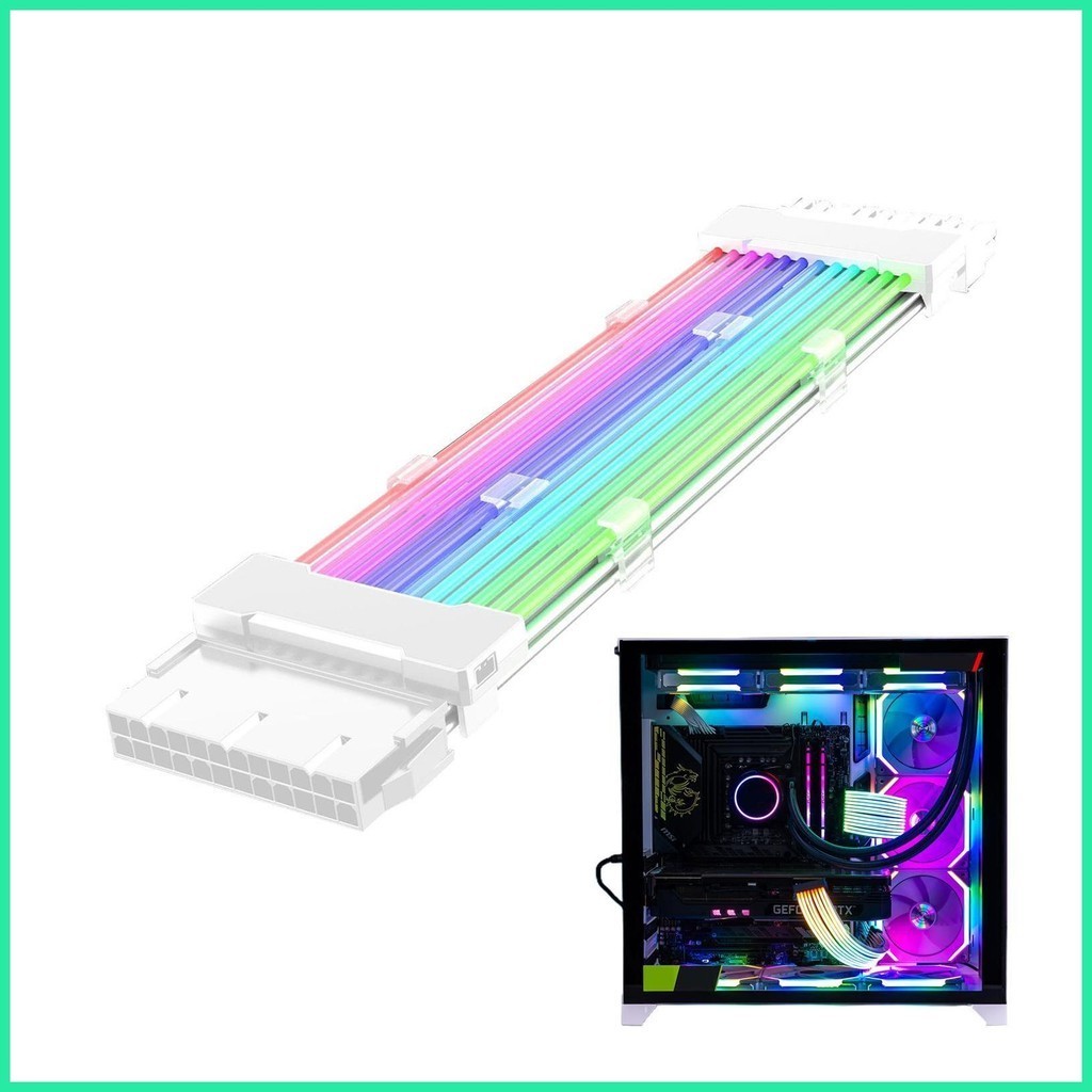RGB Extension Cable Light Effect Wire Extension RGB ATX Synchronized ...