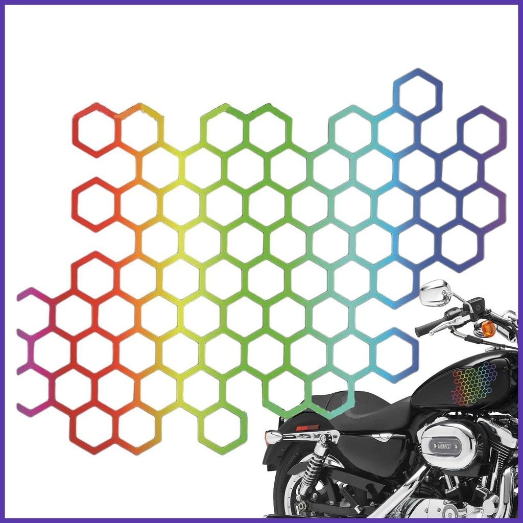 Car Honeycomb Decal Bumper Decals Body Stickers With Honeycomb Pattern ...