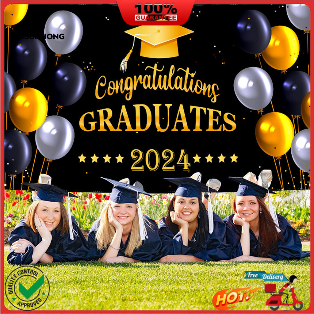 COD← 2024 Happy Graduation Banner Congratulation Graduates Letter Print ...