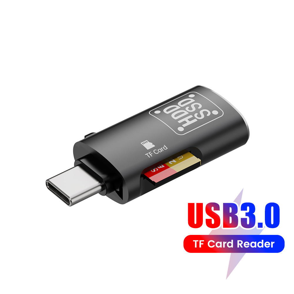 Type-c to OTG/TF 2-in-1 converter keyboard and mouse USB flash drive ...