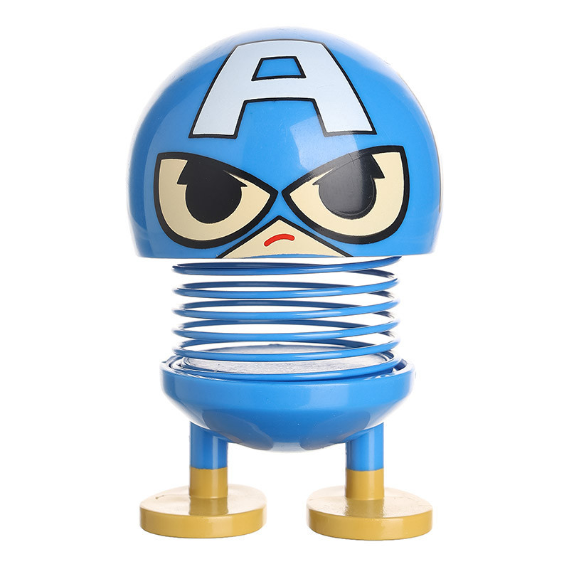 MINISO Marvel Collection Spring Figure Captain America | Shopee Philippines