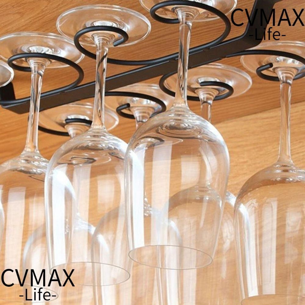 CMAX Wine Glass Holder, Hanging Type Durable High Legged Cup Holder ...