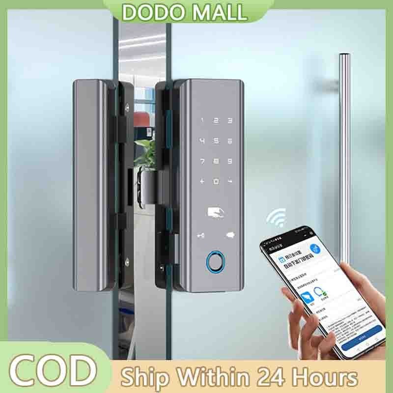 Tuya Smart Door Lock Glass Door Lock with Doorbell Door Knobs ...