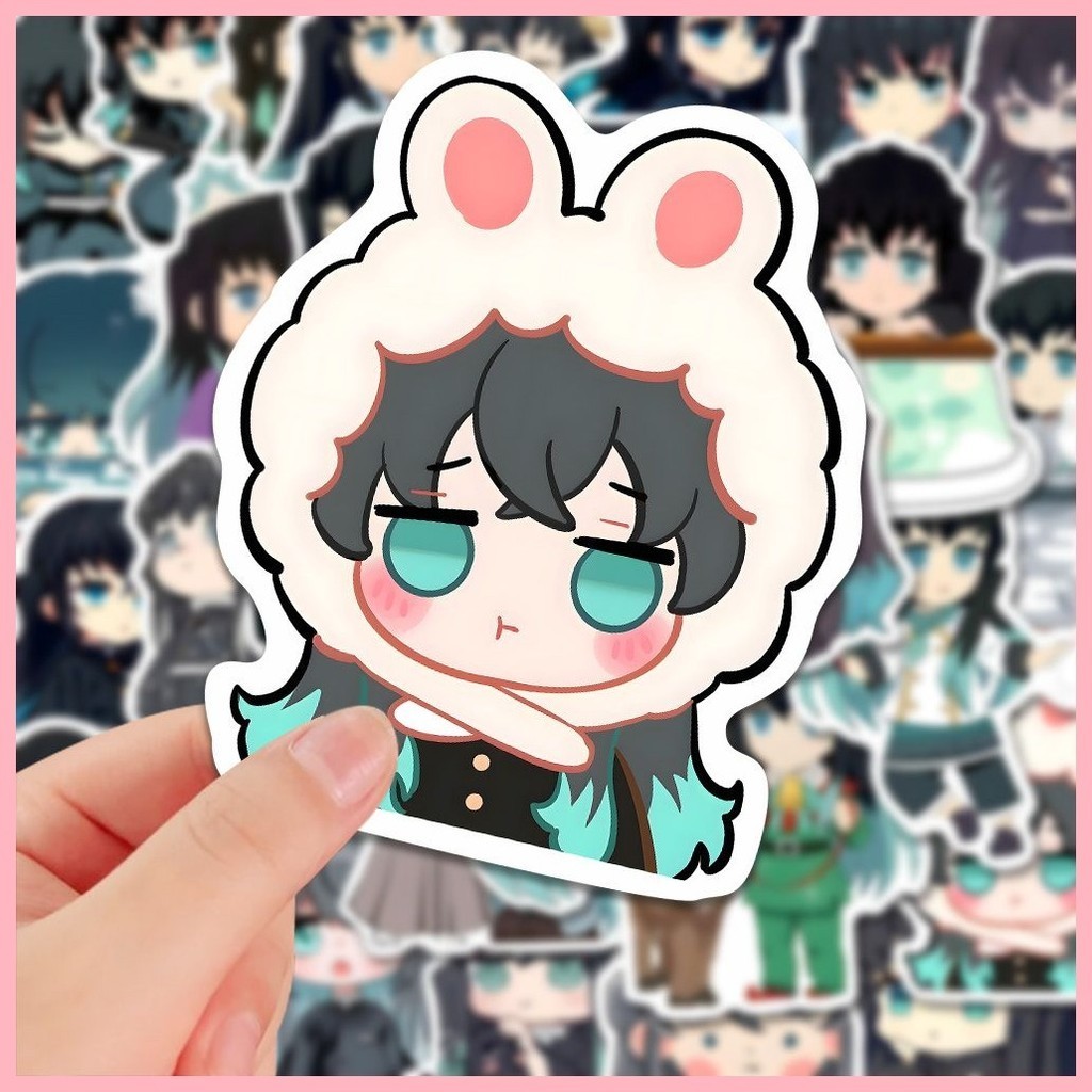 Stickers Demon Slayer (54 Sheets) Tokitou Muichirou Cute HD ...