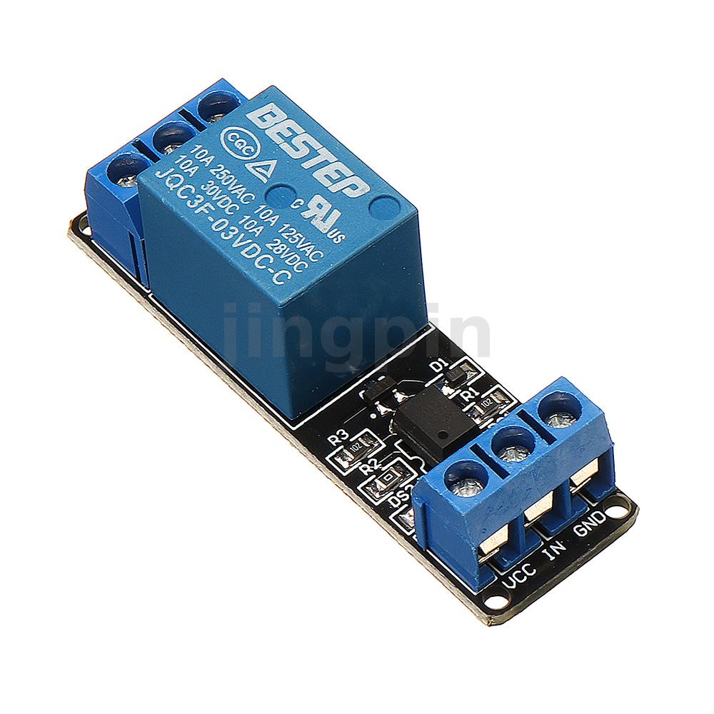 1 Channel 3.3V Low Level Trigger Relay Module SMD Optocoupler Isolation ...