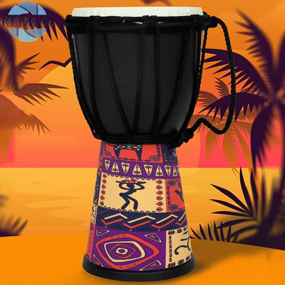 4 In African Drum Bongo Drum Handmade Hand Drum Carved Congo Drum ...