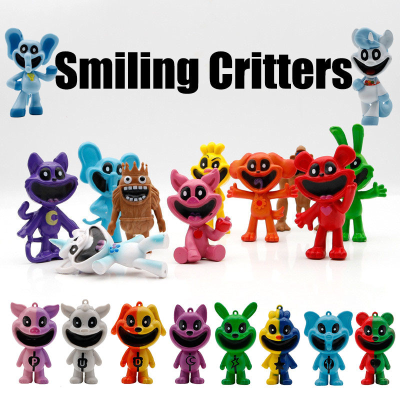 Poppy Playtime Set Smiling Critters Figure CatNap Bobby BearHug ...