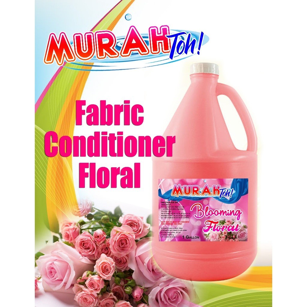 FABRIC CONDITIONER BLOOMING FLORAL 1 GAL (With Freebie Clothespin 6pcs ...