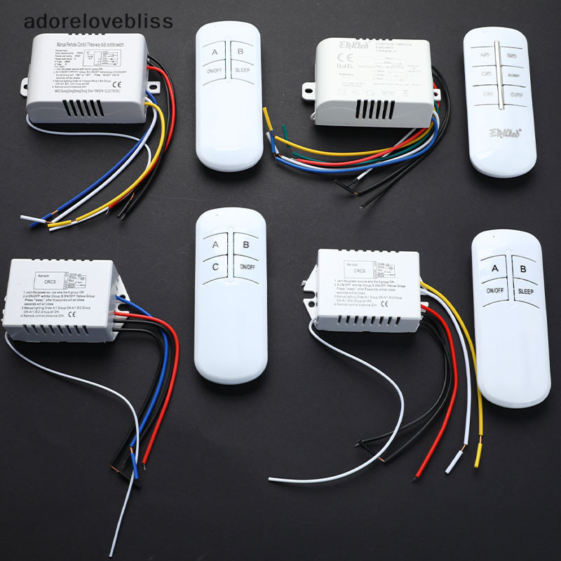 Asph Wireless ON/OFF 220V Lamp Remote Control Switch Receiver ...