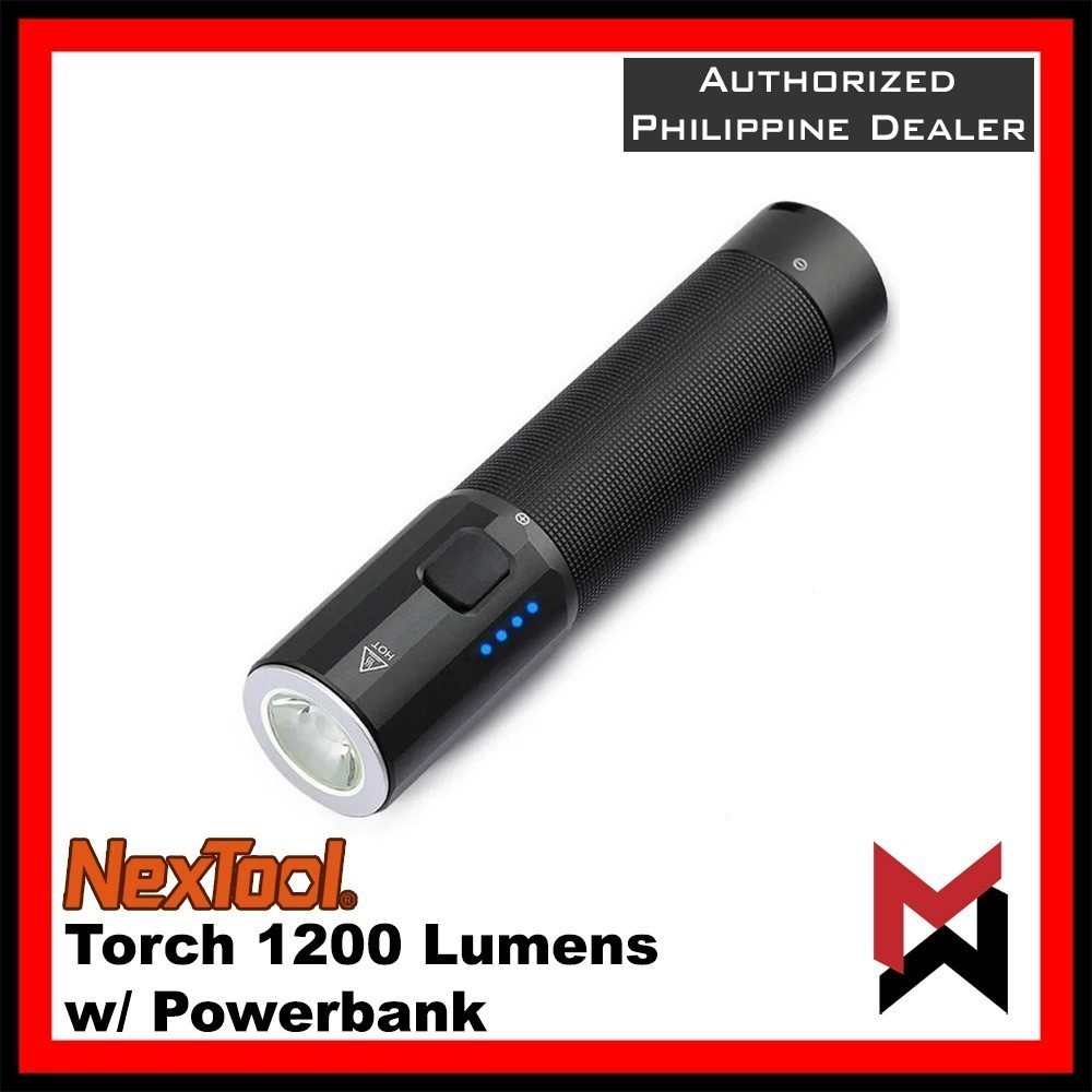 NexTool Torch 1200 Lumens LED Flashlight / Powerbank | Shopee Philippines