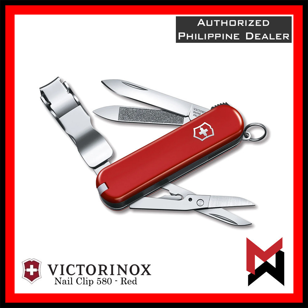Victorinox Nail Clip 580 - Red | Shopee Philippines