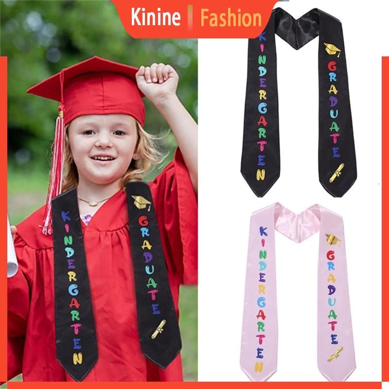 KIN Kids Preschool Kindergarten Graduation Sash Child Size for Photo ...