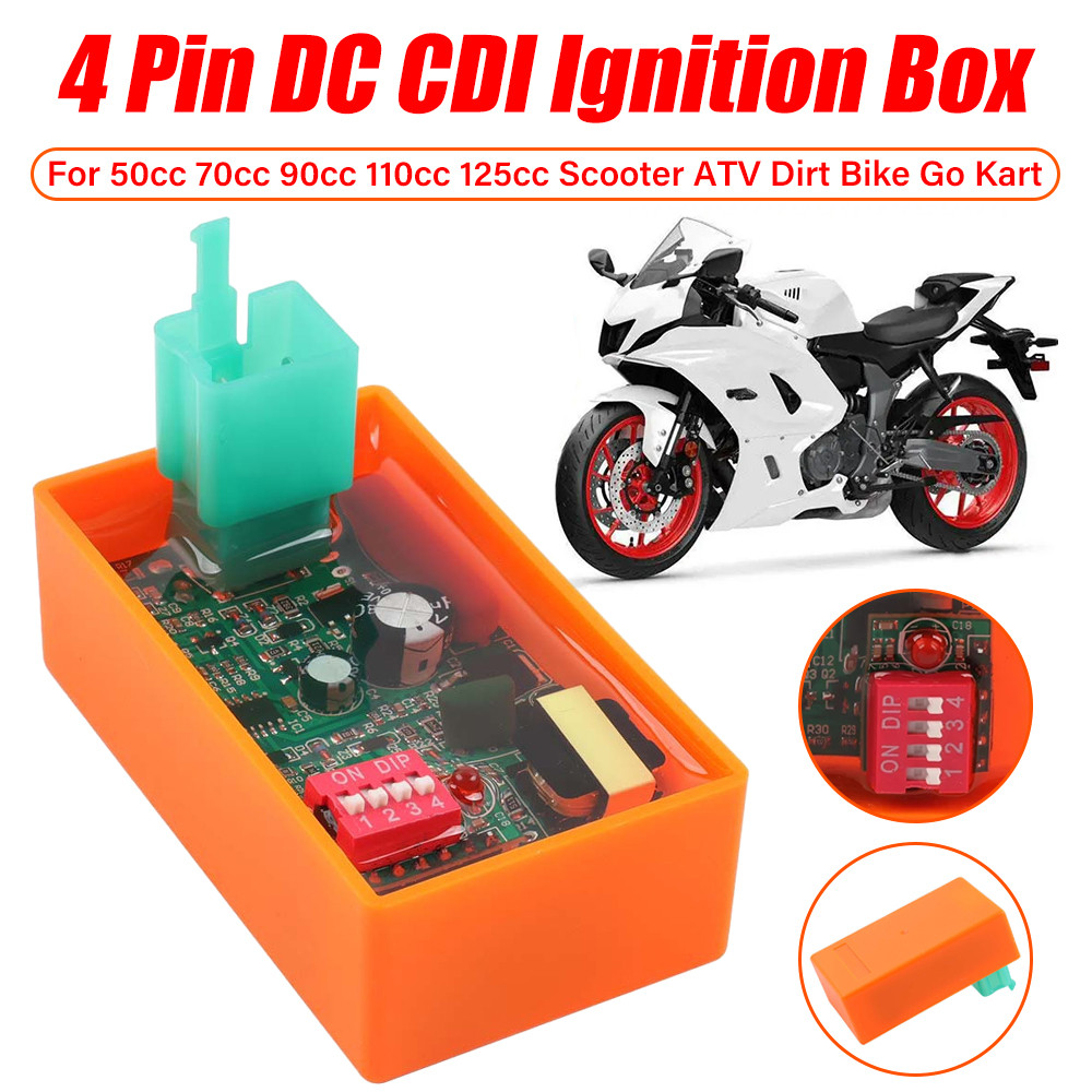 4 PIN Performance Lgnition Unit For 50CC 70CC 90CC 110CC 125cc ATV Bike ...