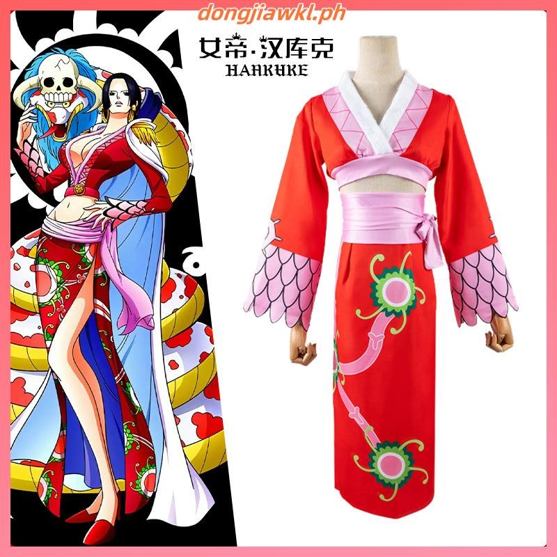 Anime One Piece Cosplay Costumes Boa Hancock Female Emperor Cheongsam ...