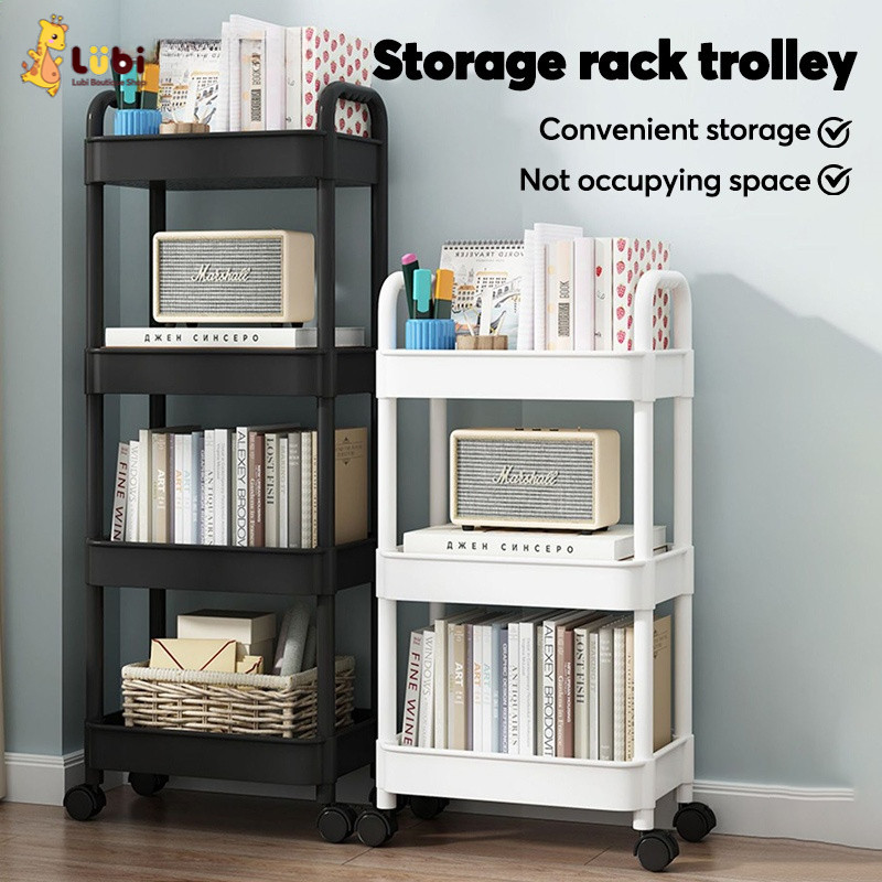 Removable kitchen storage rack Moving Rack Kitchen Storage Shelf 3 Tier ...