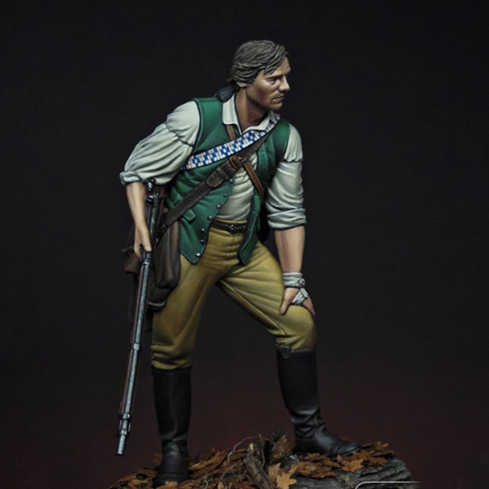 1/24 The Minuteman, Lexington, 1775, 75mm, Resin Model figure ...
