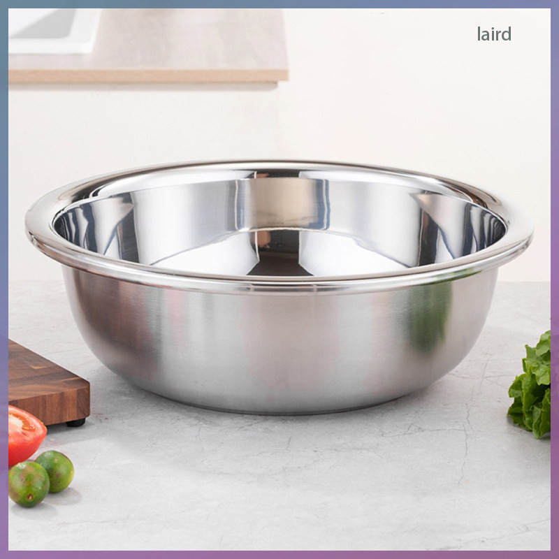 Stainless Steel Basin Kitchen Vegetable Washing Basin Large Metal Basin ...