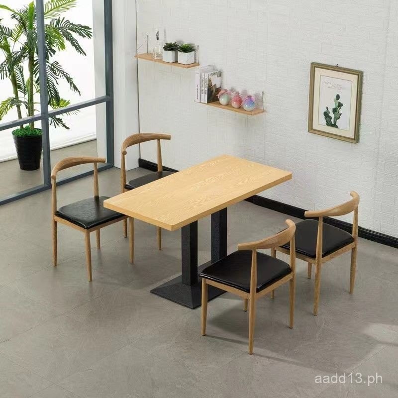 Fast Dining Table and Chair Set Simple Dessert Fresh Cold Drink Snack ...