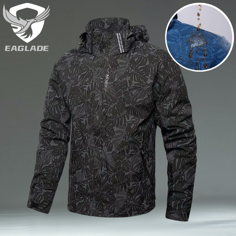EAGLADE Motorcycle Riding Bomber Rider Jacket Waterproof Windbreaker ...