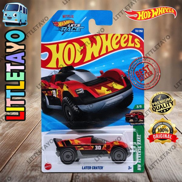 MERAH Hotwheels Later Crater Red 2025 Track Race Racing | Shopee ...