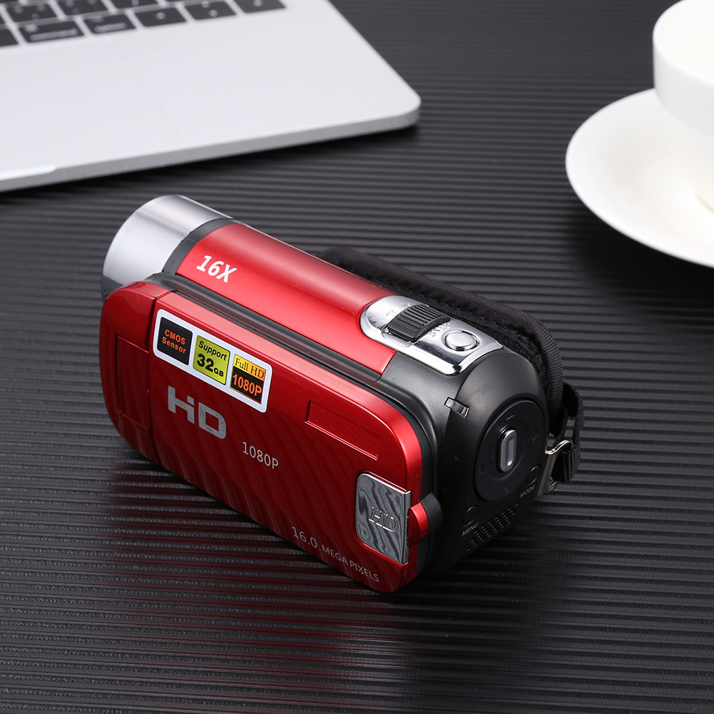 Portable Digital Video Camera Full HD 1080P 32GB 16x Zoom Mini ...