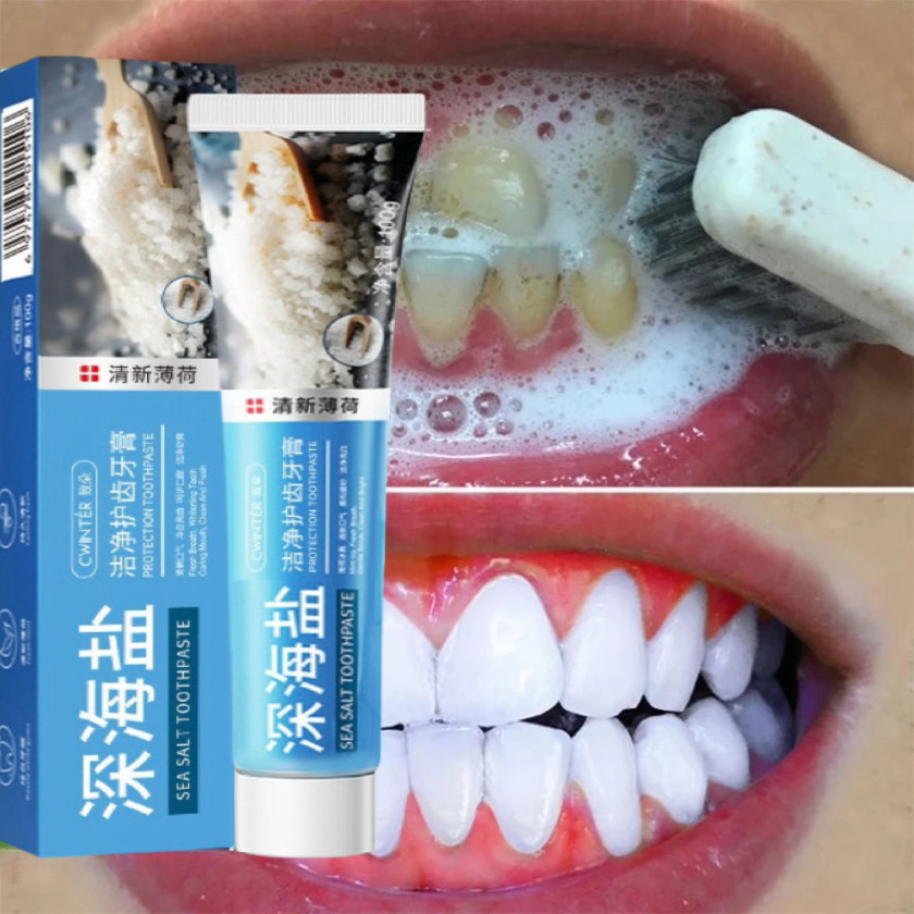 Sea Salt Caries Toothpaste Whitening Tooth Decay Repair Paste Teeth ...
