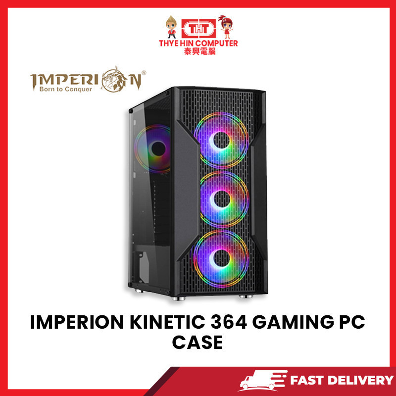 IMPERION KINETIC 364 GAMING PC CASE | Shopee Philippines