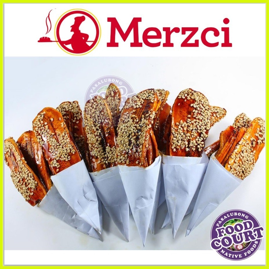 ♞Merzci Pinasugbo ( Glazed thin banana strips with sesame seeds ...