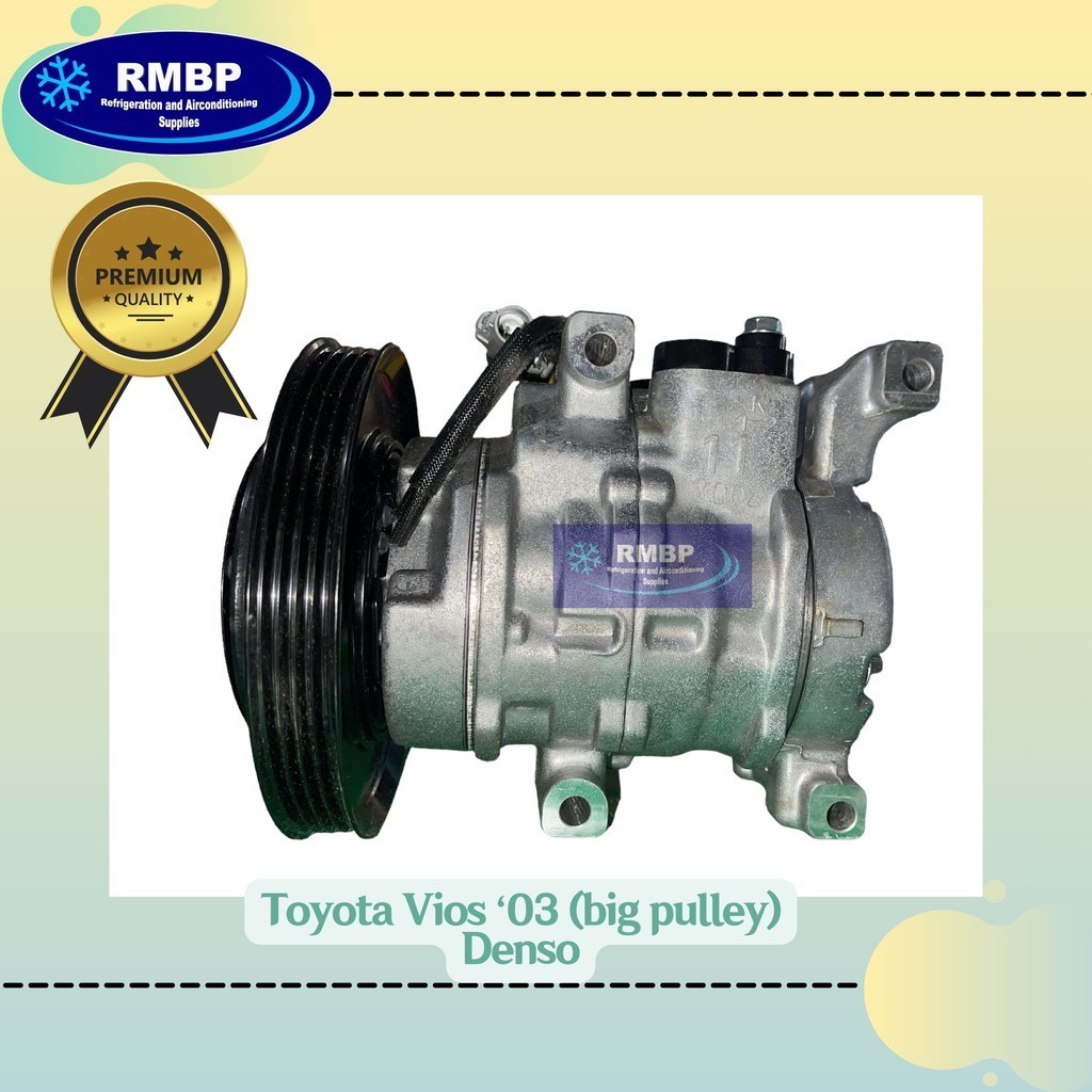 Automotive Aircon Compressor Toyota Vios '03 10S11C (big pulley ...