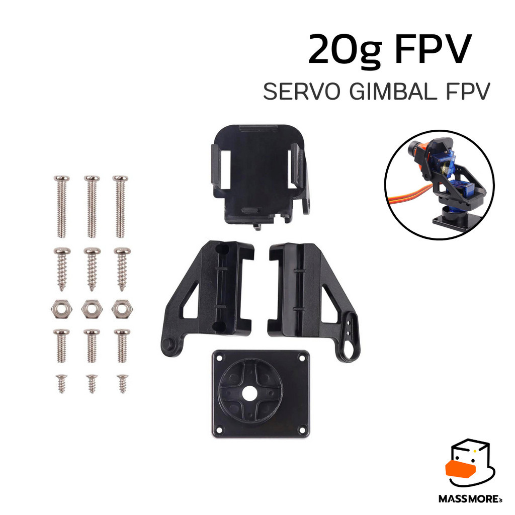 Gimbal DIY FPV PT Pan/Tilt Camera Mount Servo bracket for 9G SG90 MG90S ...
