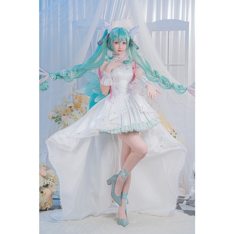 Uwowo Hatsune Miku x Start Flowers Flower Basket Valley cosplay ...