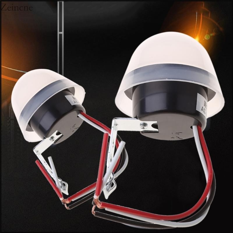 Zein AS-20 Rainproof Automatic Auto On Photocell Street Light Sensor ...