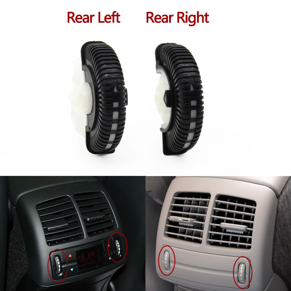 2/3PCS Set Car Front Rear Air Conditioning AC Vent Rolling Wheel For ...