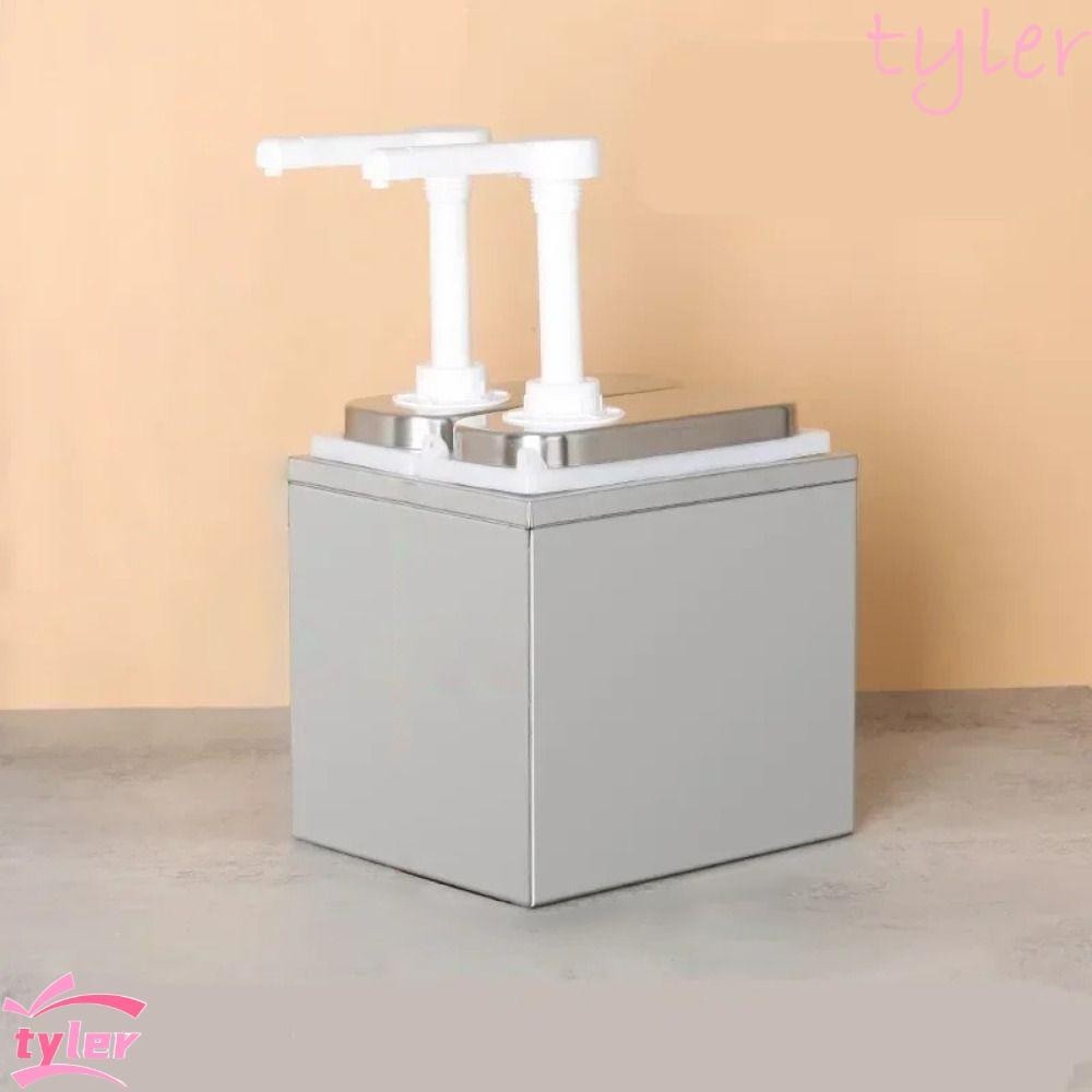 TYLER1 Sauce Dispenser Pump, 1/2/3 Head Stainless Steel Syrup Fructose ...