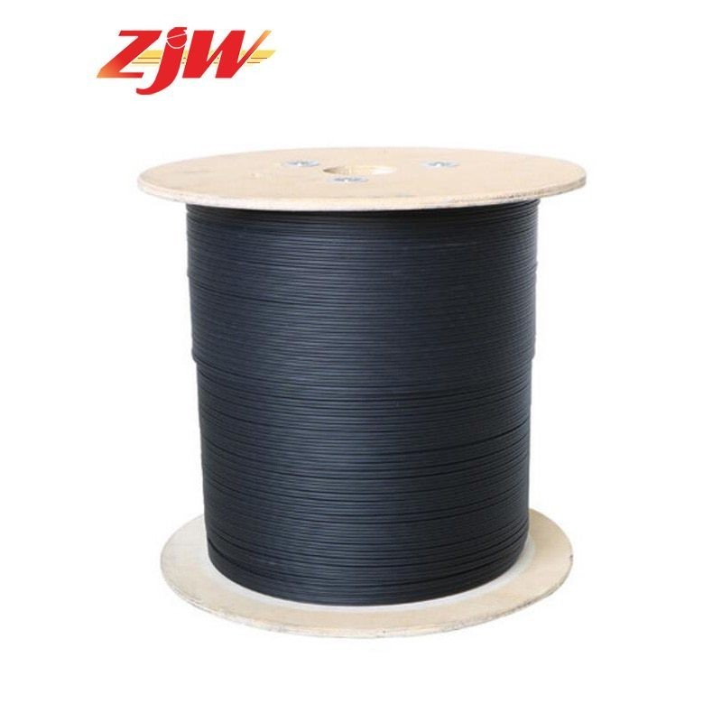 ZJW Fiber Optic Cable Single Core 1km 1000m Pure Black Outdoor FOC FTTH ...