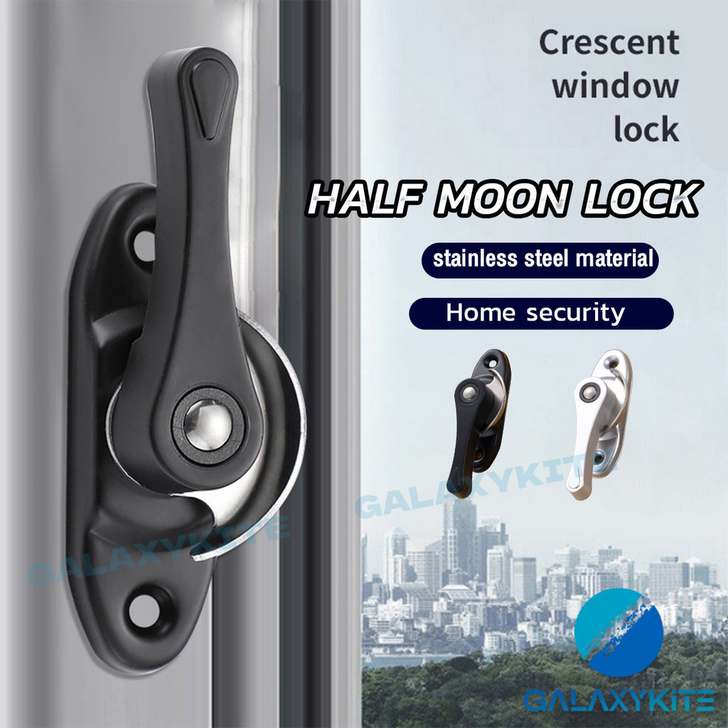 Centerlock Half Moon Lock Crescent Lock Sash Lock for Sliding Window ...