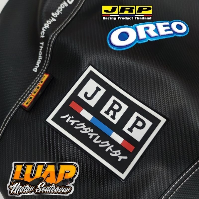 New JRP White Logo Rubber (Hindi Borda) 100% Waterproof Motor Seat ...