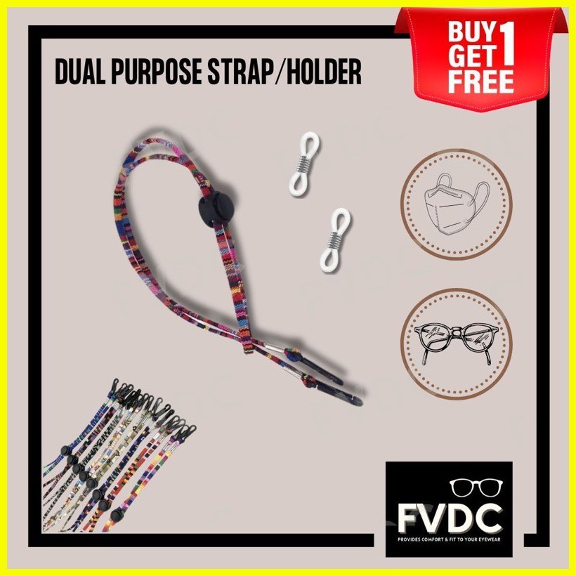 FVDC DUAL PURPOSE STRAP FOR MASK, EYEGLASS, EYEGLASSES MULTI PURPOSE ...
