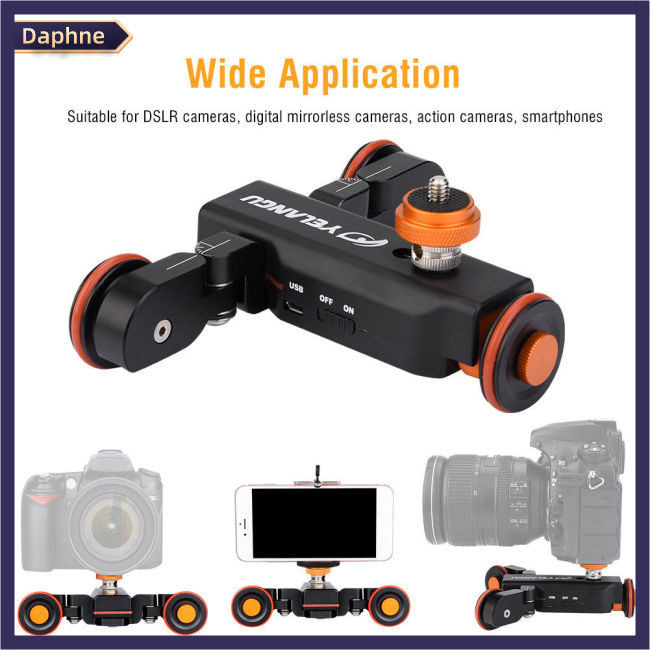Daphne Electric Auto Dolly Video Car Motorized Track Slider Skater for ...