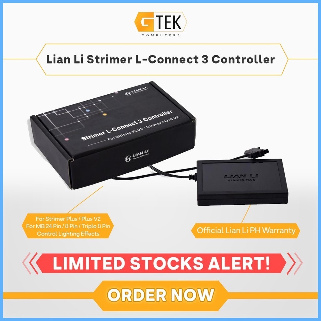 ☃ ﹍ Lian Li Strimer L-Connect 3 Controller For Strimer PLUS / PLUS V2 ...