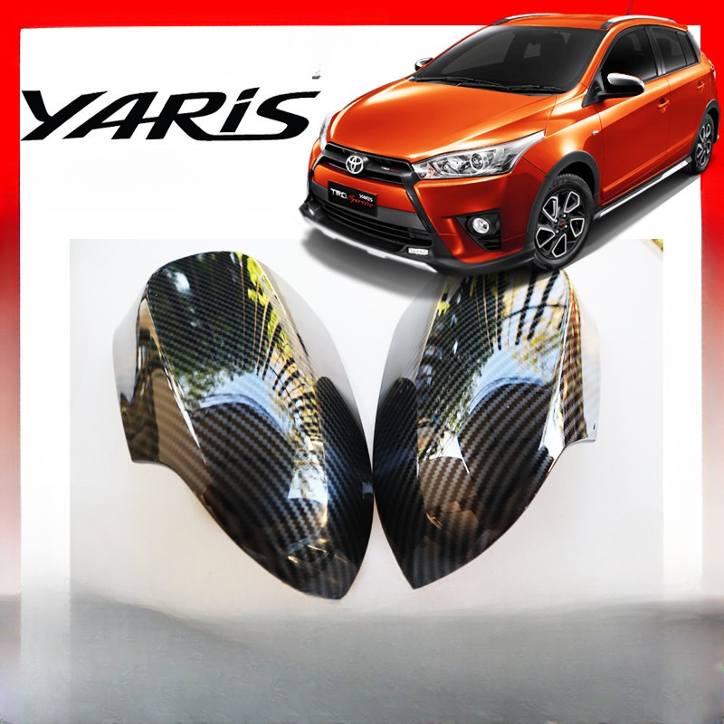 Toyota Yaris 1.2ECO side mirrors with turn signals, carbon side mirror ...