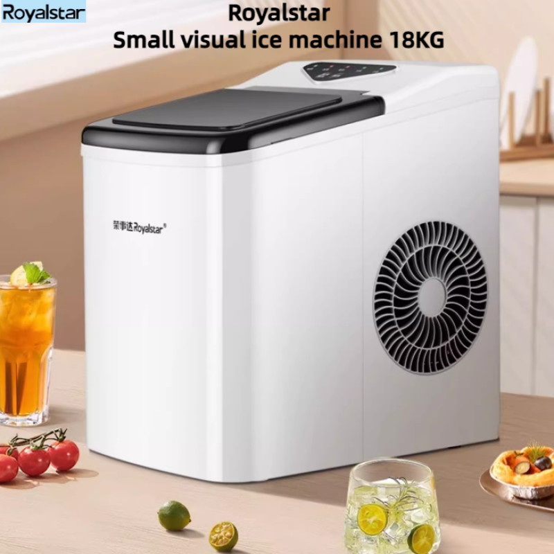 Royalstar Small Visual Ice Maker 18KG Household Commercial Dormitory ...