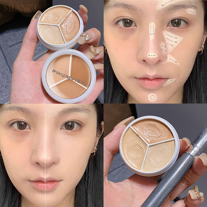 Three-color Concealer Light and Thin Facial Spot Tear Trough Repair ...