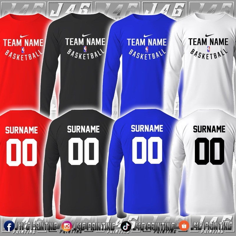BASKETBALL WARMER CUSTOMIZE LONGSLEEVES FREE CUSTOM TEAM NAME ,NAME ...