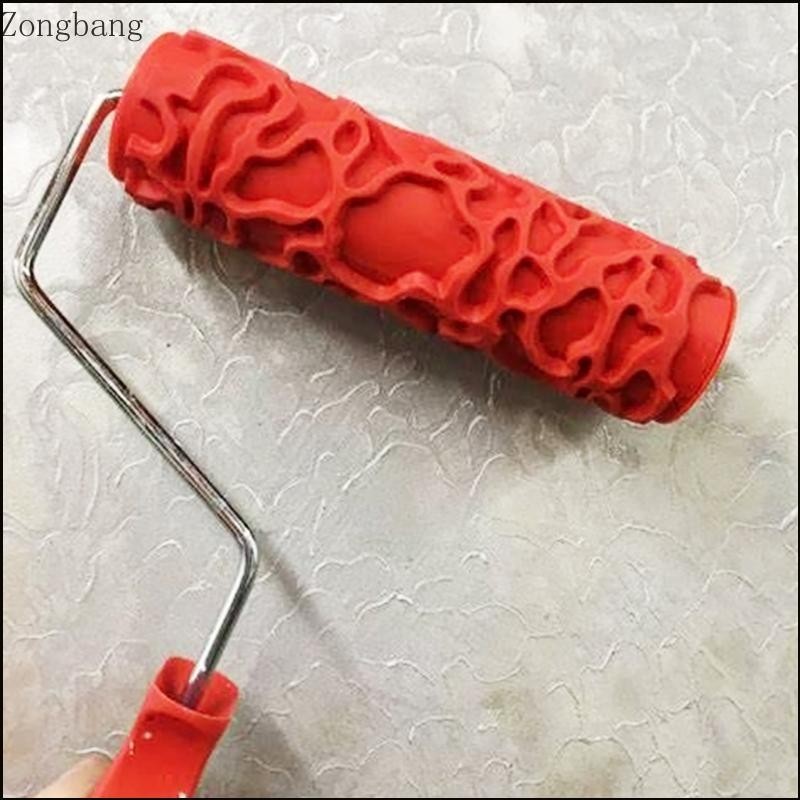 zong 7 inch Pattern Painting Roller Embossed Paint Roller with Handle ...
