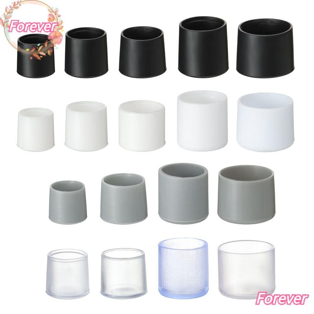 FOREVER 10pcs/set New Chair Leg Caps Cups Plastic Pipe Cover Furniture ...