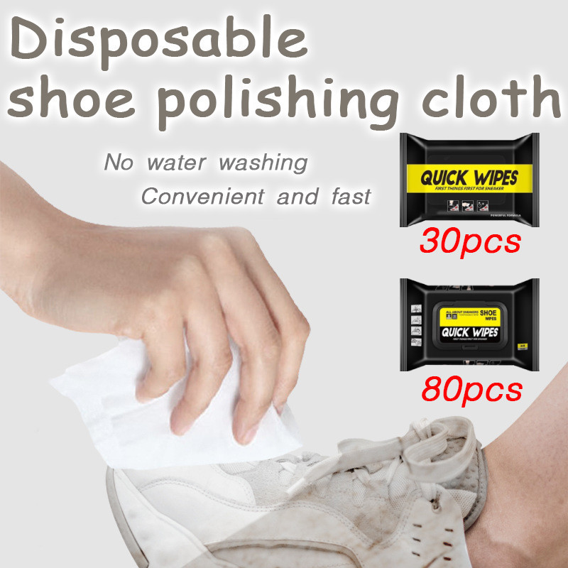 Disposable Shoes Clean Wipes/Portable White Shoes Sneakers Cleaning ...