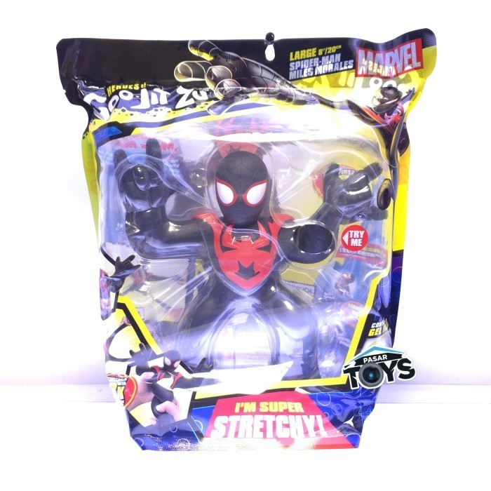 Heroes of Goo Jit Zu Large Super Stretchy Spider-Man Miles Morales ...