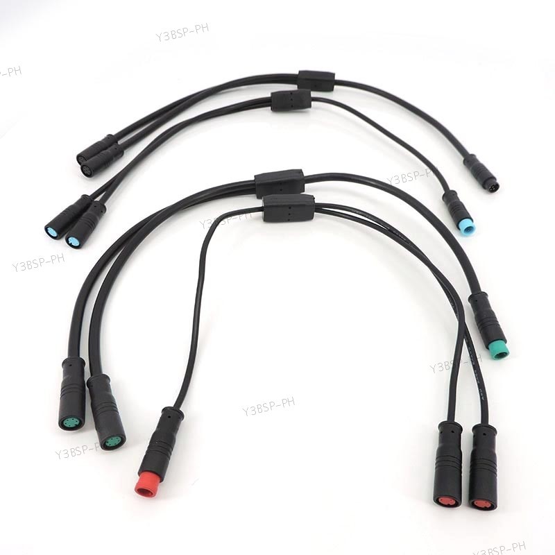 M8 1 male to 2 female 3/4/5/6 pin splitter sensor Cable Butt Joint ...