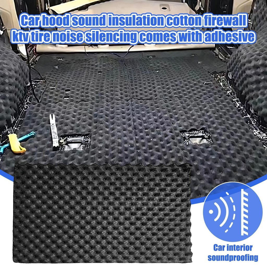 Car Soundproofing Foam Noise Insulation Automotive Engine Sound ...